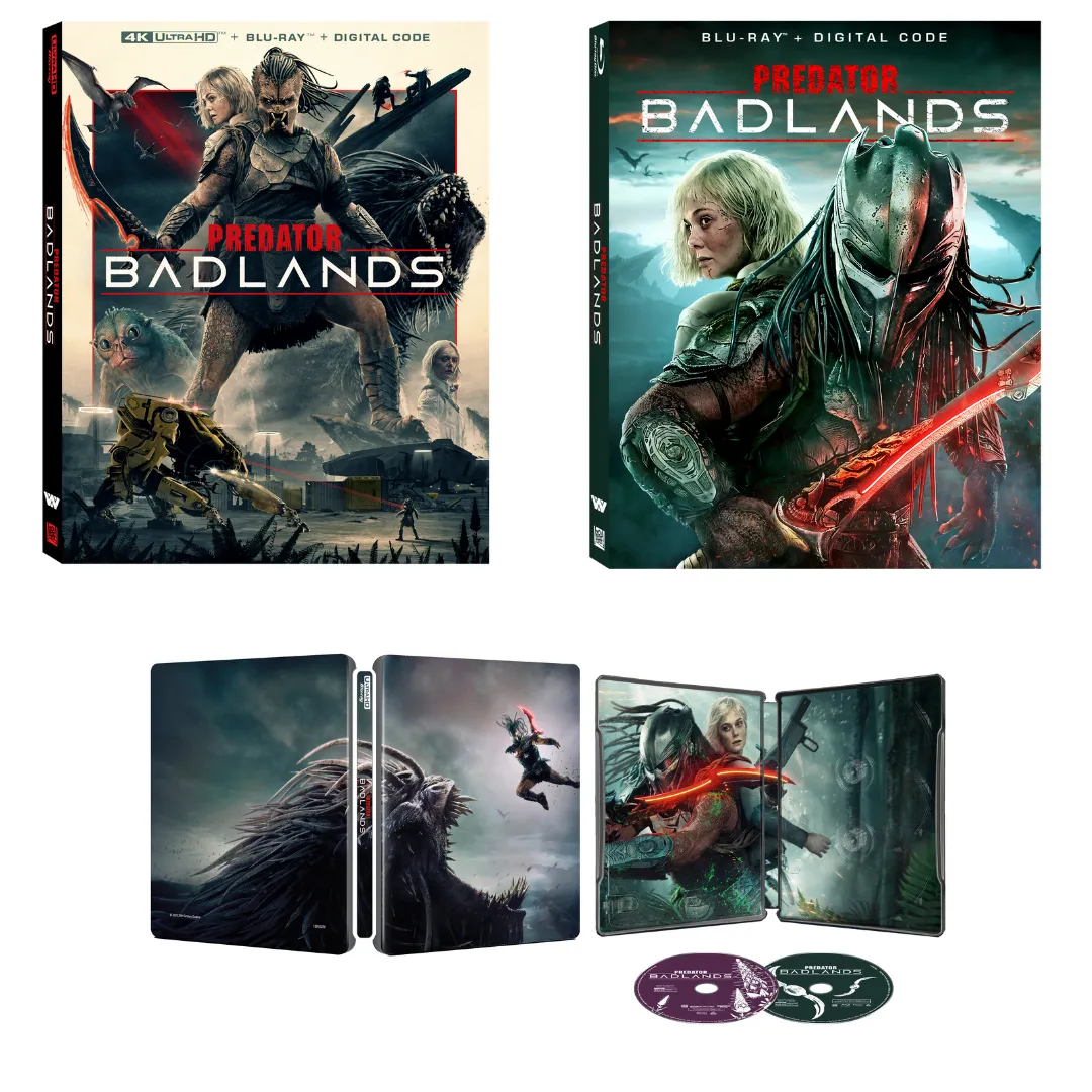 Predator: Badlands Coming to 4K Steelbook, 4K UHD, Blu-ray, and DVD in ...